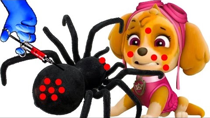 ГИГАНТСКИЙ ПАУК напал на Детей GIANT SPIDERS ATTACK Щенячий Патруль PAW ...