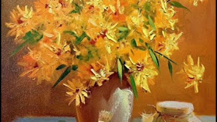 Honey oil painting Vugar Mamedov