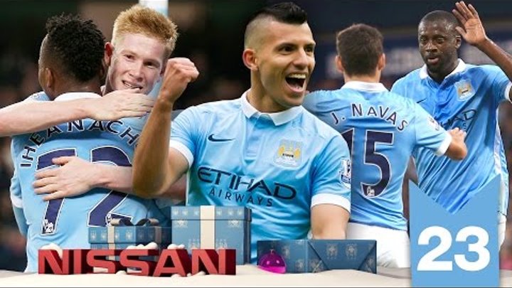 TOP TEN GOALS OF 2015 | Man City Advent Calendar 2015 | Day 23
