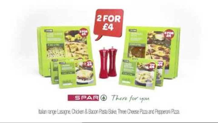 SPAR Northern Ireland TV Advert Italian Offer 2013