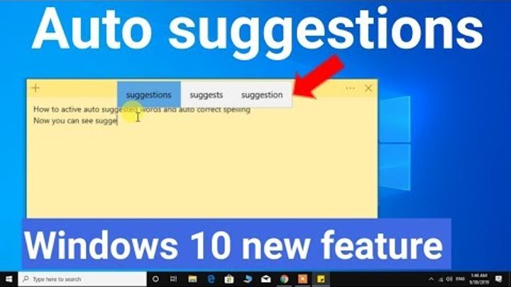 How to active auto correct and auto suggest typing in windows 10 ...