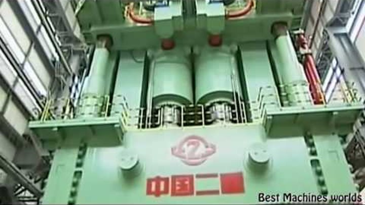 Самый мощный пресс в мире 80,000 тонн Press most powerful in the world ...