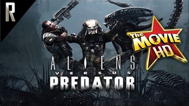 Aliens vs Predator - The Movie [Cinematic HD - Cutscenes & Dialogue]