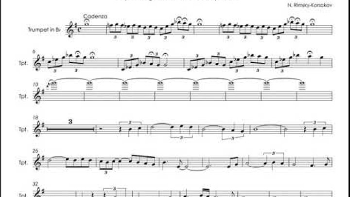 Scheherazade - Maynard Ferguson`s transcribed trumpet solo