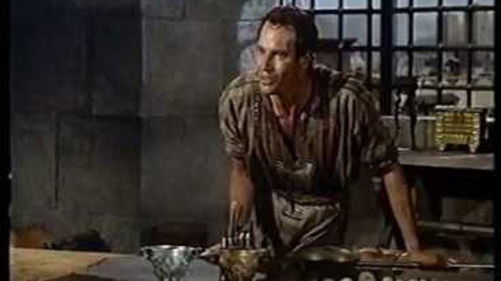 MESSALA CONDEMNS BEN HUR & SIMONIDES, BEN HUR 1959 Stephen Boyd
