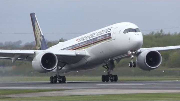 40 Landings in 20 Minutes: A380, 777, A350, 787, 747, A330, 767, 757 ...