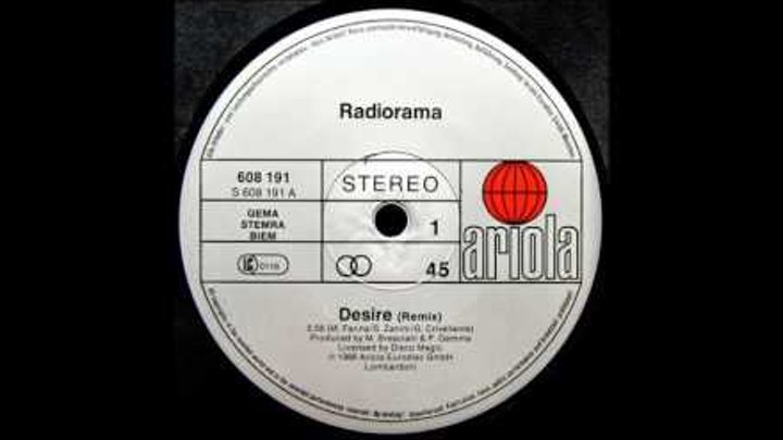 Radiorama - Desire (Remix)