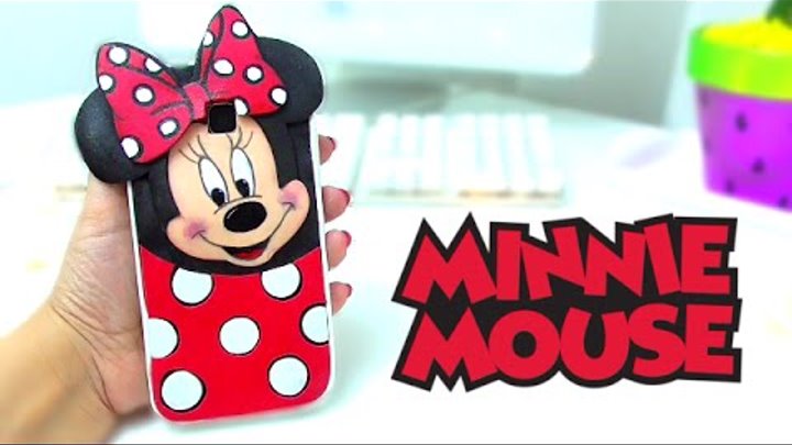 DIY MINNIE MOUSE PHONE CASE - HOW TO MAKE A FOAM CASE - Isa ️