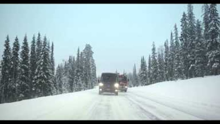 Work vans drift on ice: 2014 Arctic Van Challenge