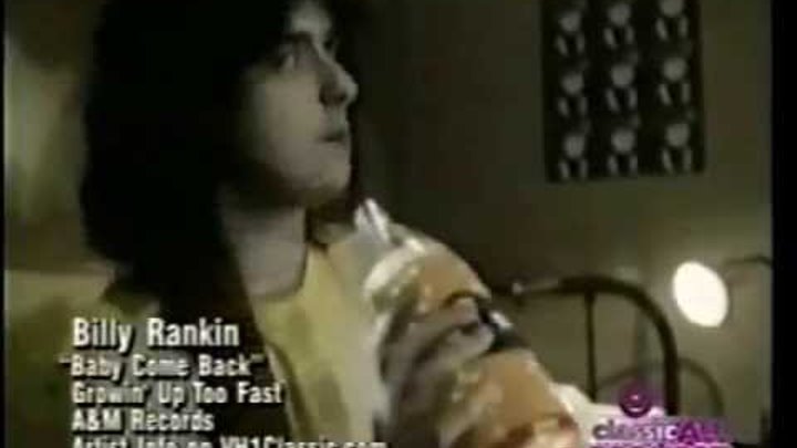 BILLY RANKIN " Baby Come Back " Clip@1983