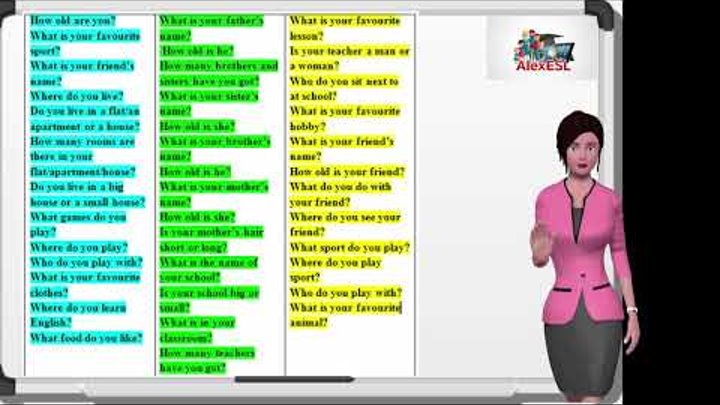 🔥Cambridge English YLE Starters Speaking Exam | Sample Questions to ...