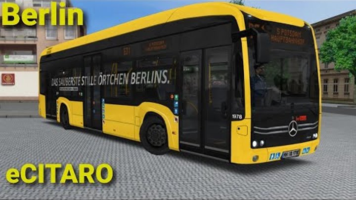 MERCEDES-BENZ eCITARO OMSI 2 Немецкий Электробус Берлин