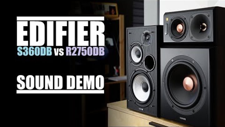 Edifier S360DB vs Edifier R2750DB || Sound Comparison