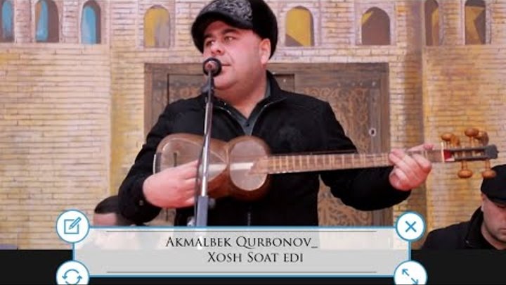 Akmalbek Qurbonov Xush soat edi zaqasnoy jonli ijro