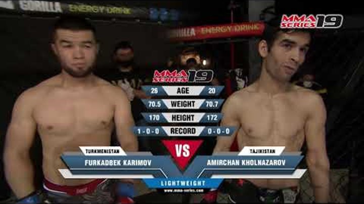 MMA SERIES-19 - Highlights - F.Karimov (Turkmenistan) vs. A.Kholnazarov ...