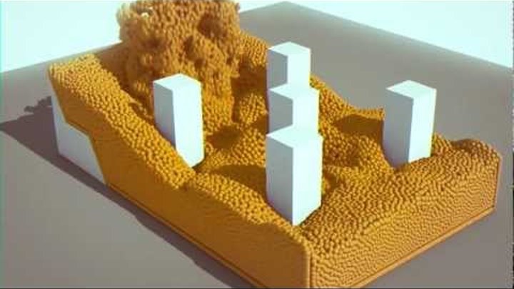 Blender 2.58 Fluid Particles Test #8