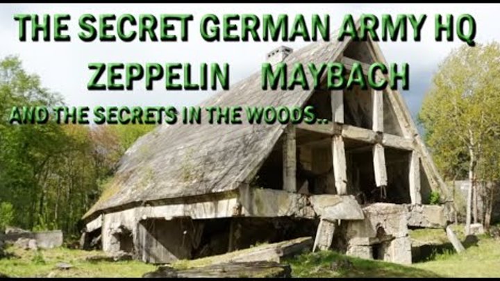 AMAZING SECRET GERMAN ARMY HQ MAYBACH ZEPPELIN