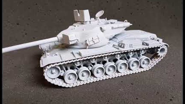 World of Tanks T57 Heavy -inspired , 1/35 scale model 3D printed