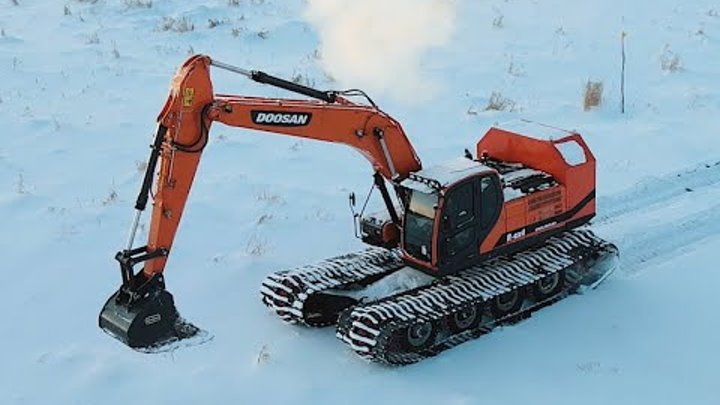 Экскаватор-болотоход R-ex4