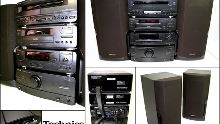 Technics SC-CH510 CD Cassette Radio Hi-Fi System (Made in Japan)