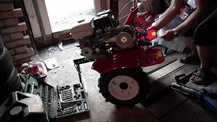 сборка мотоблока BRAIT BR-58A