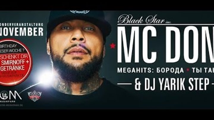 Sa.28/11/2015 LIVE - MC DONI ROM MUSIKPARK