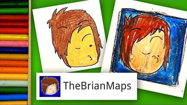 СТРАННЫЙ TheBrianMaps - НЕ ЛЮБОВЬ / рисуем ютуберов