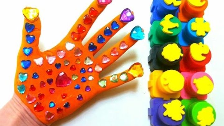 Body Painting for Learn Colors Hand Painting Finger Family Song For Kids