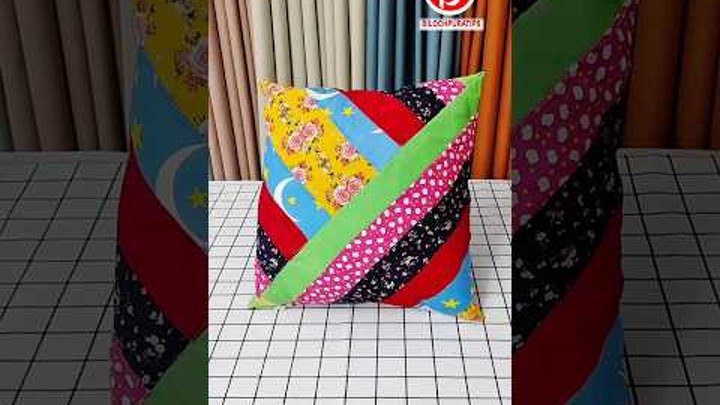How to Make Patchwork Pillow Tutorial Part