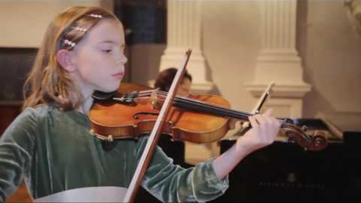 Ilva Eigus (age 9) performs Ballade and Polonaise, Op. 38 by H. Vieuxtemps