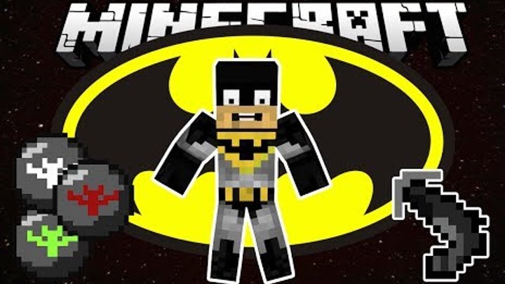 Бэтмен в Minecraft (Batman Mod) - Обзор модов Minecraft # 70