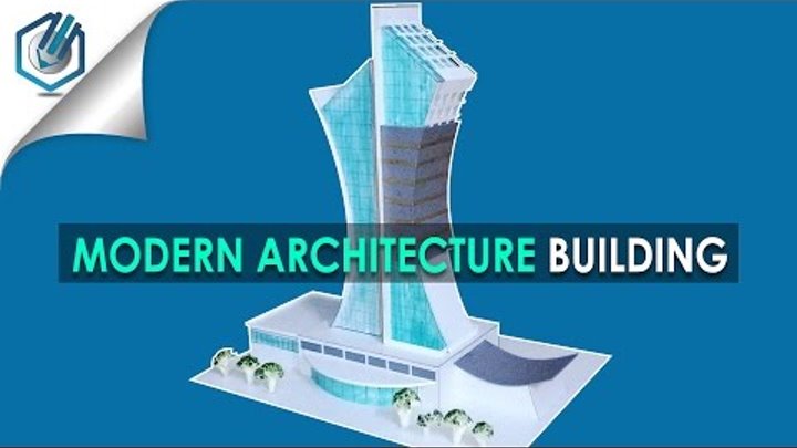 MODEL MAKING OF MODERN ARCHITECTURAL BUILDING #7