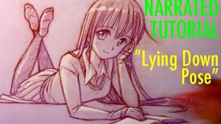 How to Draw a "Lying Down" Pose [Narrated Tutorial]