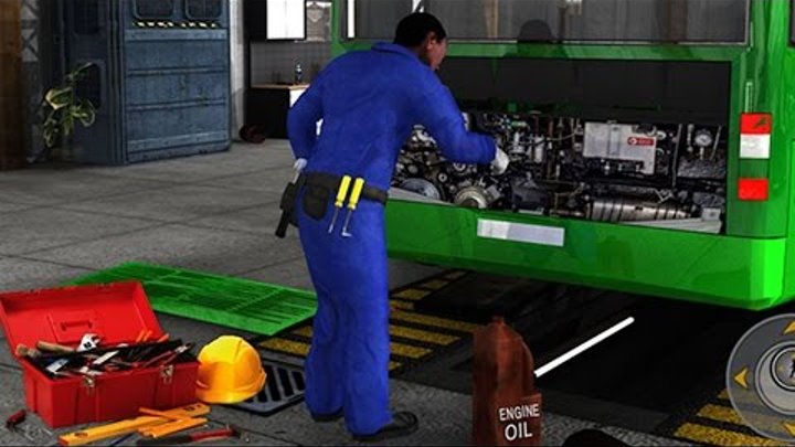 Real Bus Mechanic Simulator 3D Car Garage Workshop - best android game ...