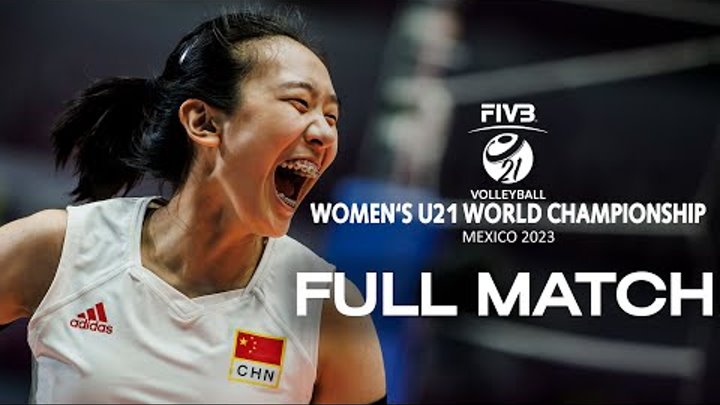 🔴LIVE CHN🇨🇳 vs. ITA🇮🇹 - Gold Match | Women's U21 World Championship | Lèon