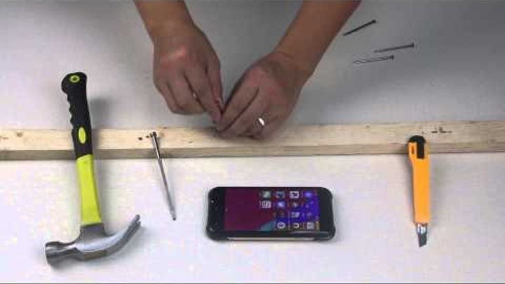 Blackview Punished BV5000 With Nails & Knife