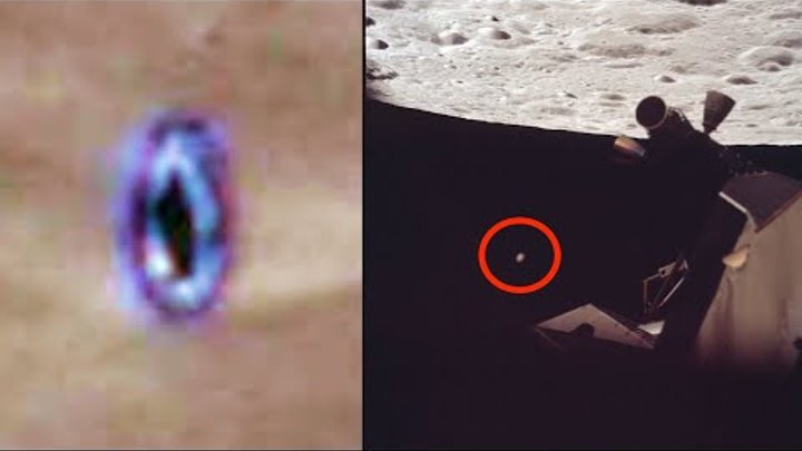 UFO Shoots Out Portal On Moon Confronts NASA Lunar Module (1972), UFO Sighting News.