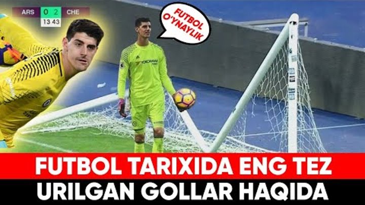 FUTBOL TARIXIDAGI ENG TEZ URILGAN GOLLAR YOHUD O'YINNING BOSHIDA ...