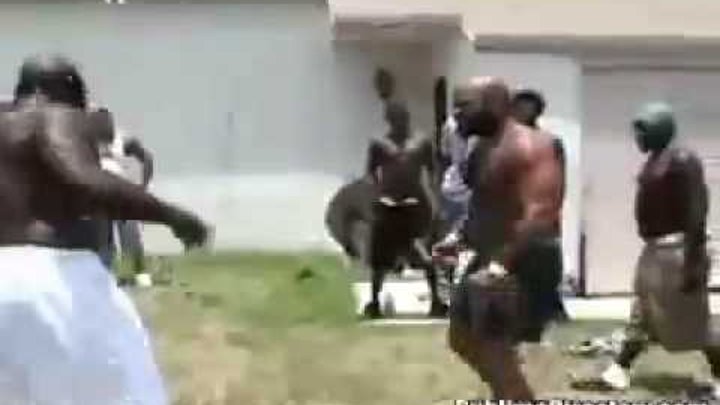 Kimbo Slice fighting