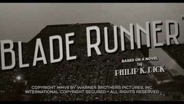 Blade Runner Trailer - Classic Noir