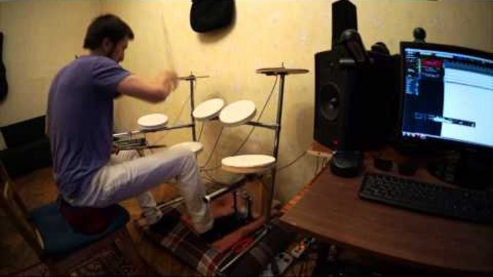 Meshuggah - Perpetual Black Second. Megadrum cover by Sergey Egorov.