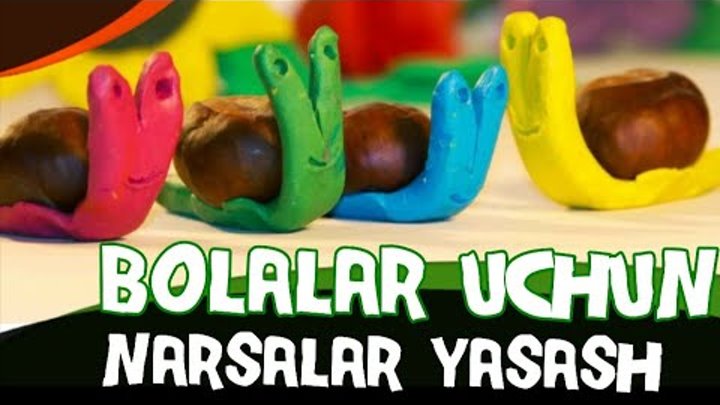 Bolalar uchun narsalar yasash - plastilindan, qog'ozdan, kartondan,