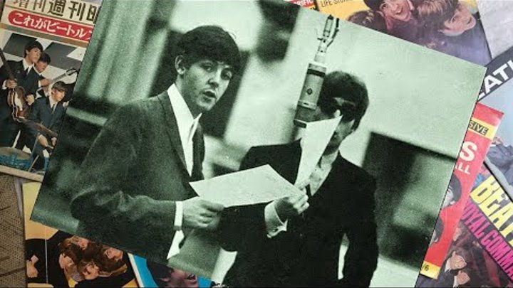 The Beatles Recording at the EMI Pathe Marconi Studios, Paris, /1964 photos