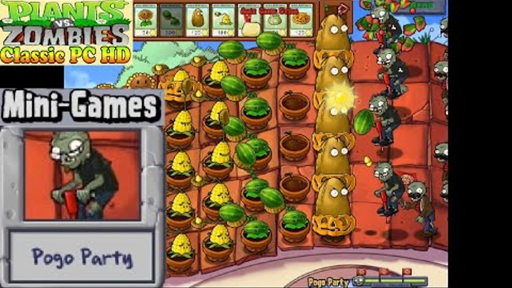 Plants vs. Zombies - Pogo Party 2 Mini-Games - Classic PC HD (Ep.45)