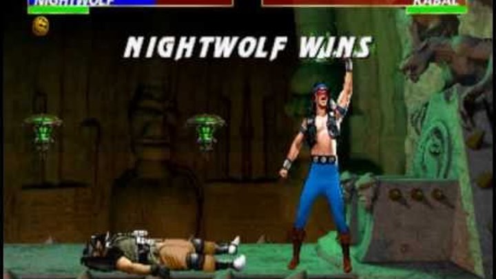 Mortal Kombat 3 - Nightwolf playthrough