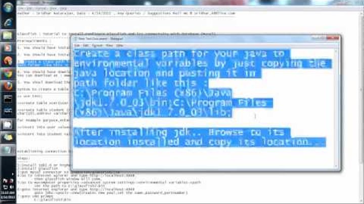 Glassfish : Installing and Configuring it to connect database (MYSQL) Part - 1